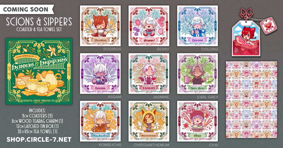 Scions & Sippers - Coaster Set – mightier